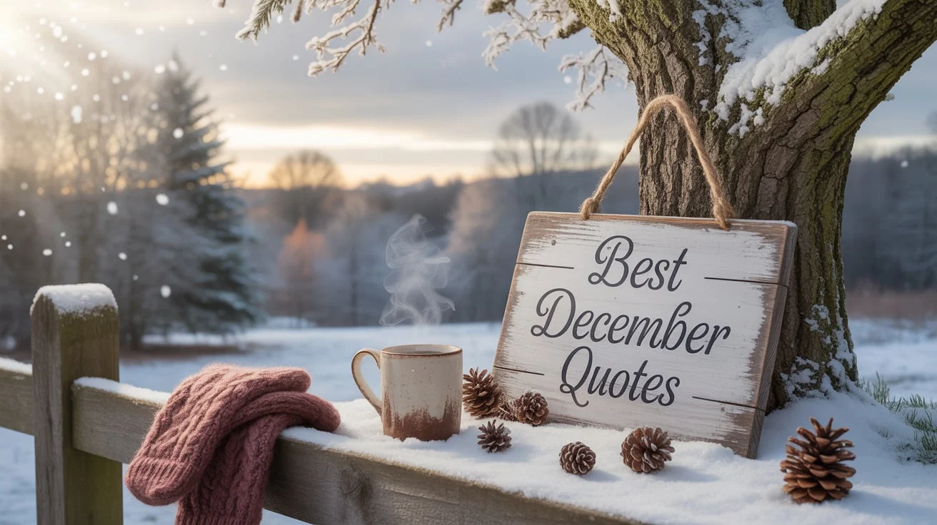 200+ Best December Quotes for Cozy Winter Days and Nights